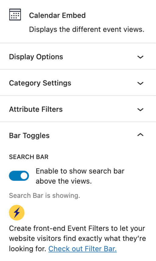 Introducing the Embed Calendar Block and All Tickets Screen | The ...