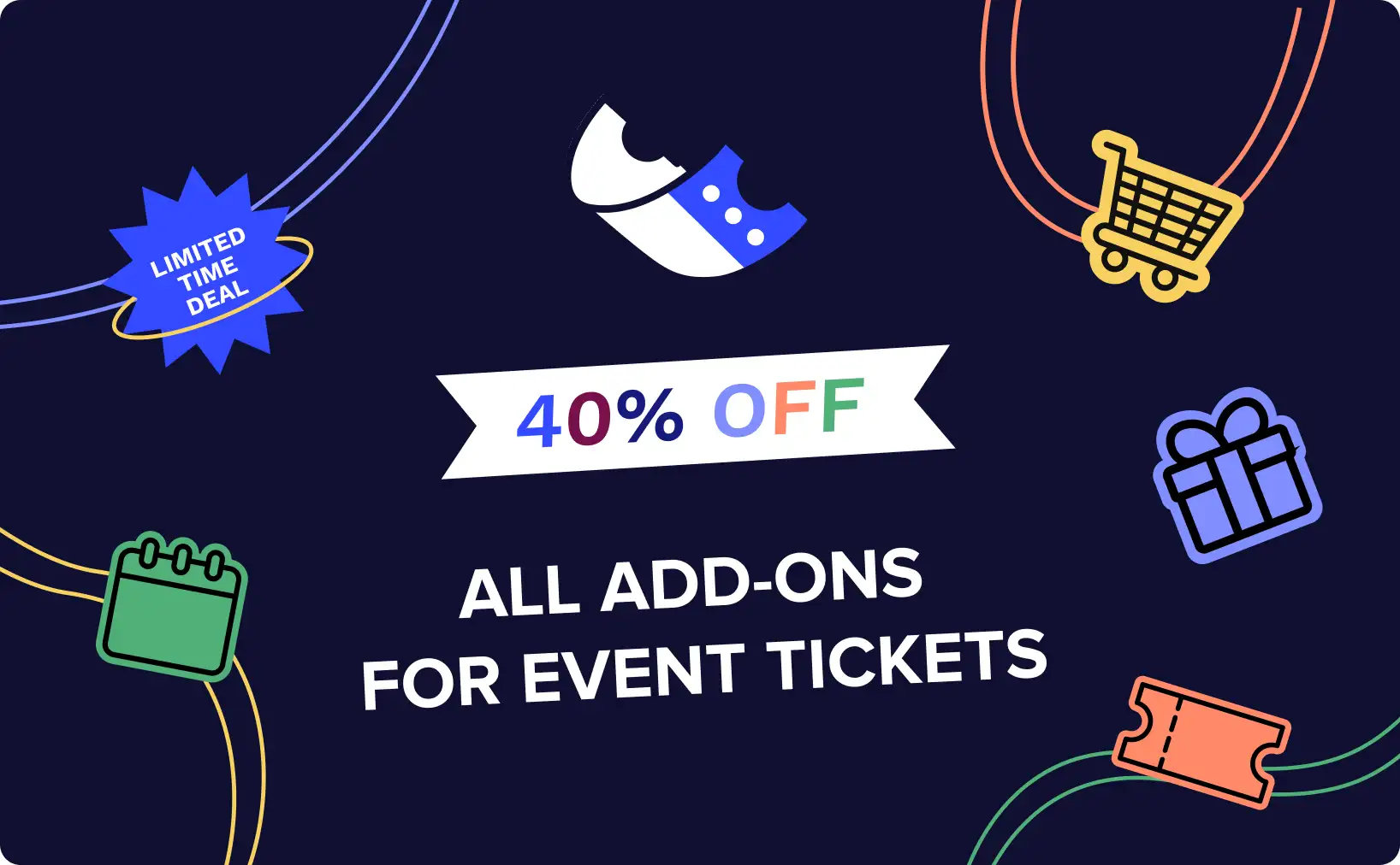 [Limited Time] 40% Off All Add-ons for Event Tickets | The Events Calendar