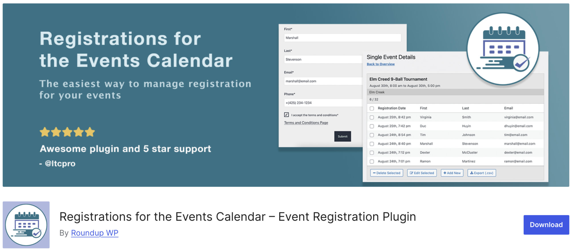 8 WordPress Plugins for Managing Event Registrations | The Events Calendar