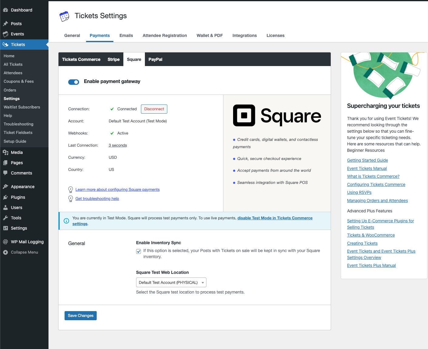 Announcing Our New Event Tickets Square Integration! | The Events Calendar
